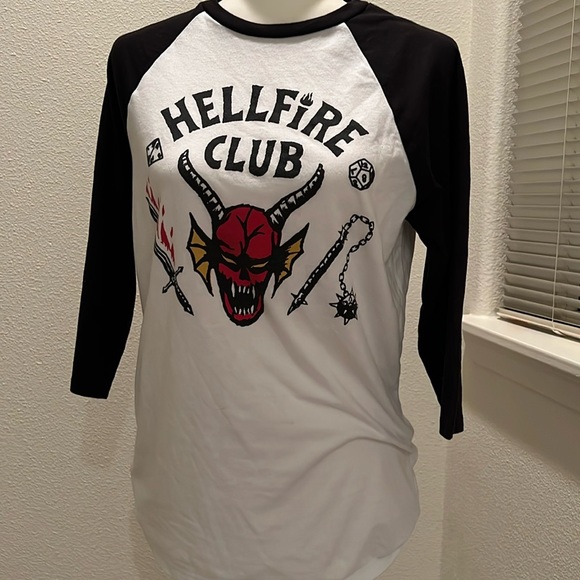 Hot Topic | Tops | Replica Hell Fire Stranger Things Tee From Hot Topic ...